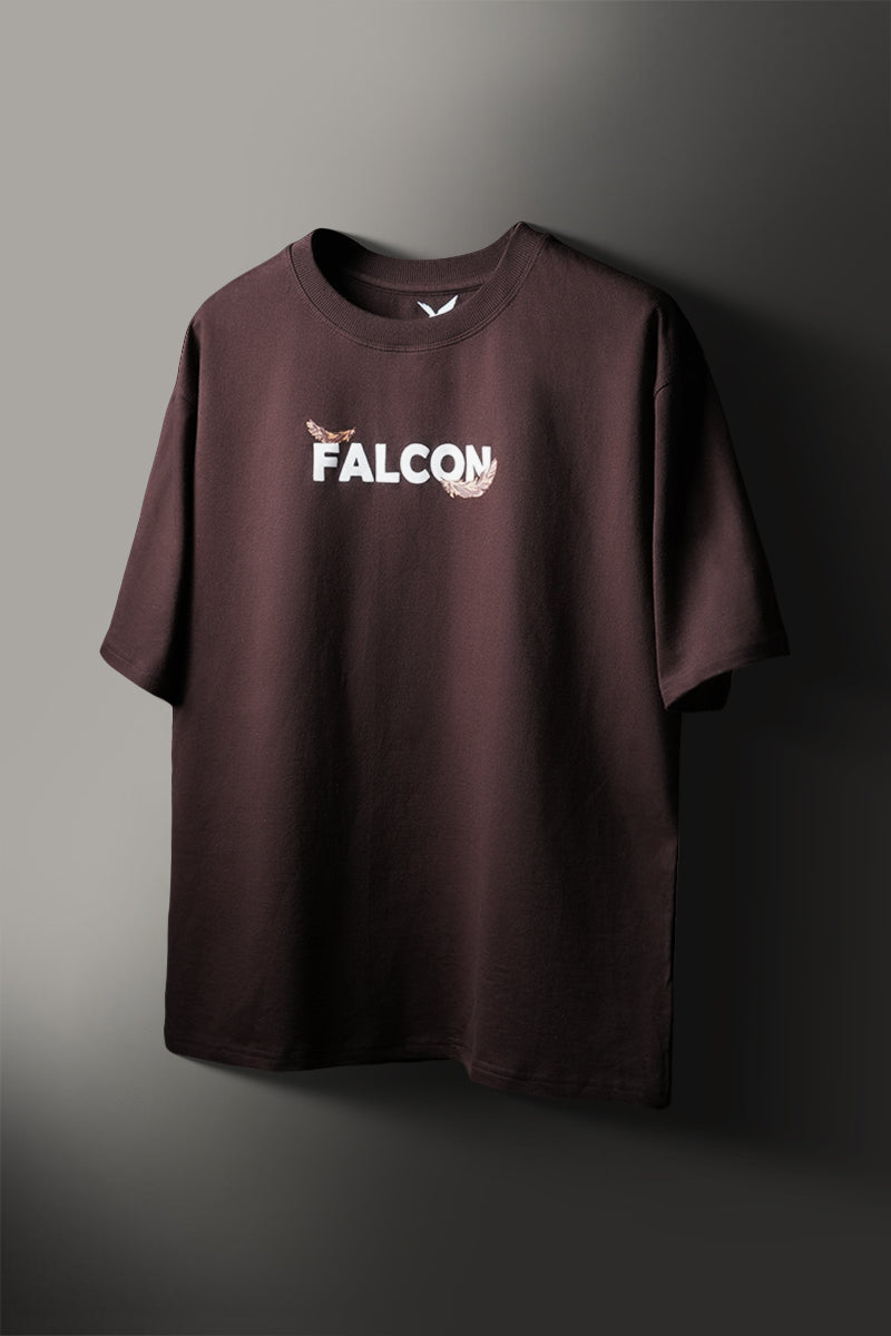 Brown Greece Falcon Oversized T-shirt – Falcon Clothing