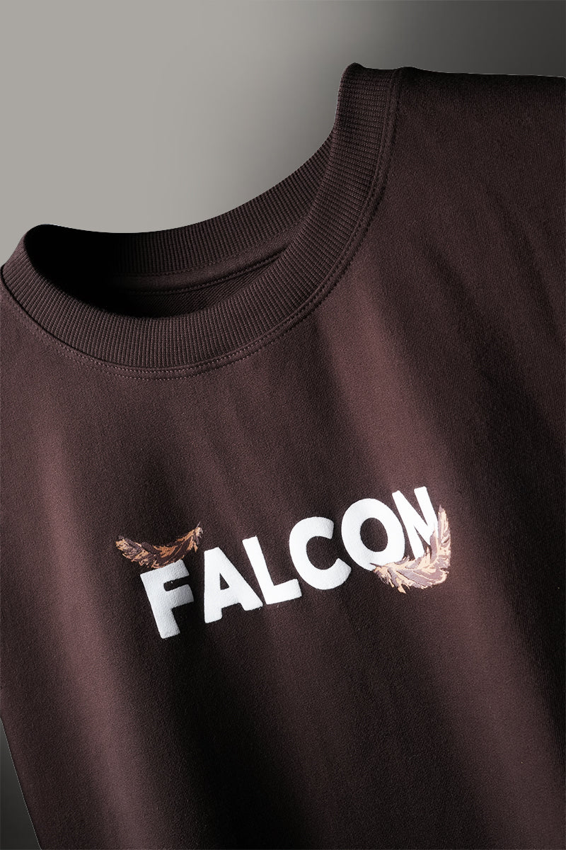 Brown Greece Falcon Oversized T-shirt – Falcon Clothing